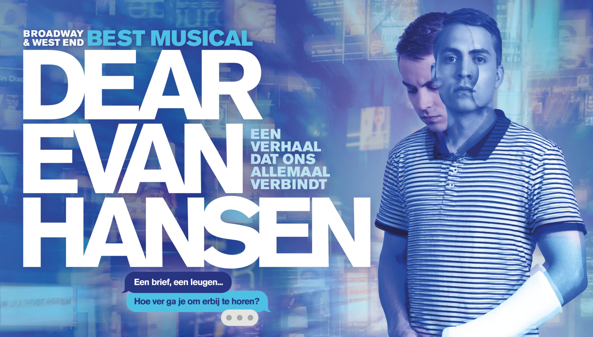 Bekroonde musical DEAR EVAN HANSEN komt naar Nederland - MediaLane